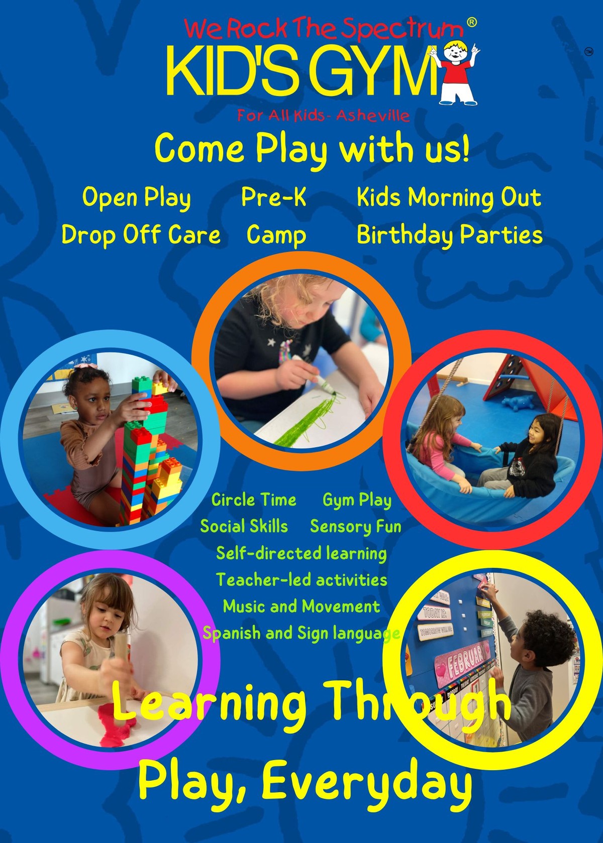 Kids Gym Indoor Playground | We Rock the Spectrum Asheville, NC