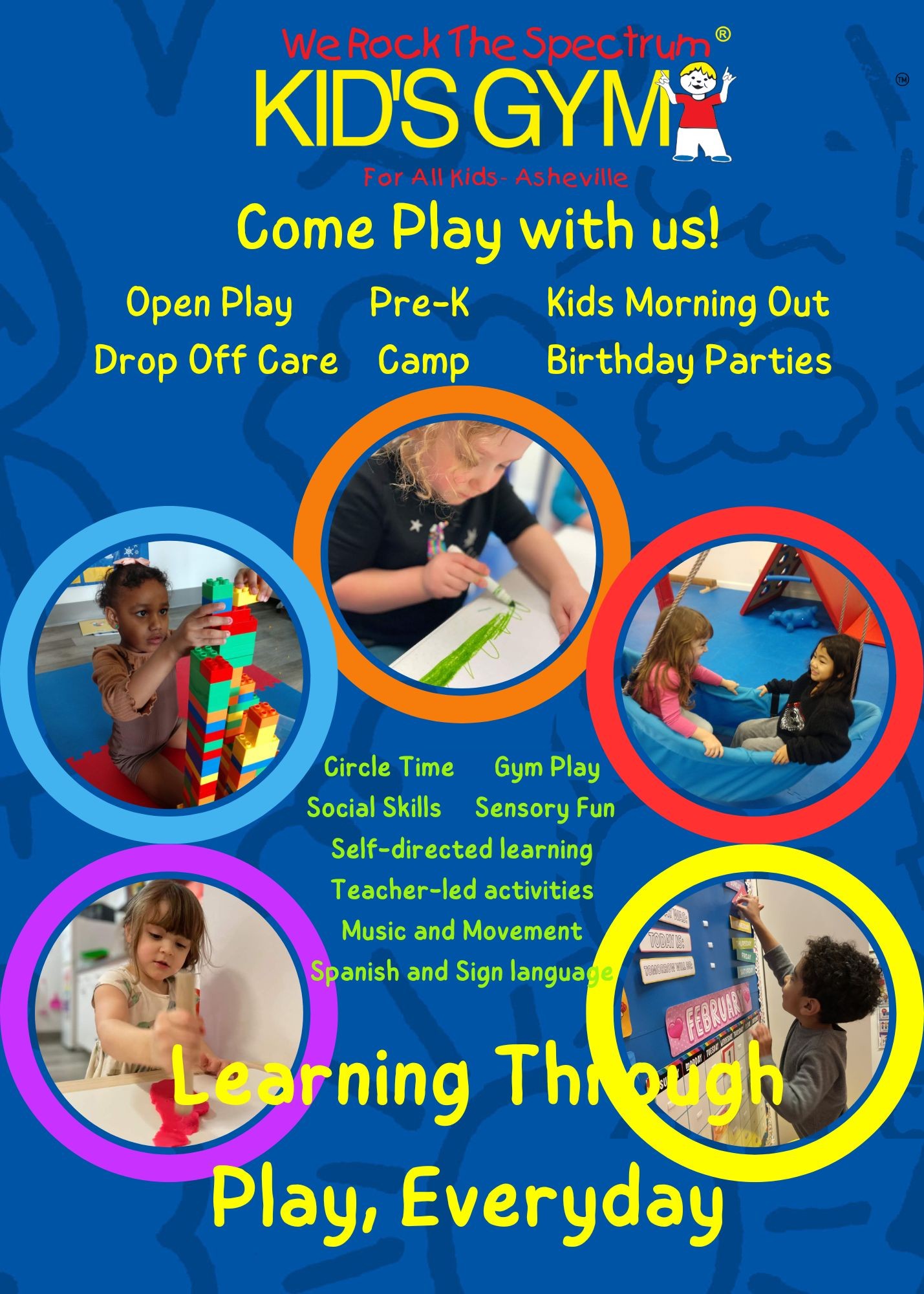 Kids Gym Indoor Playground | We Rock the Spectrum Asheville, NC